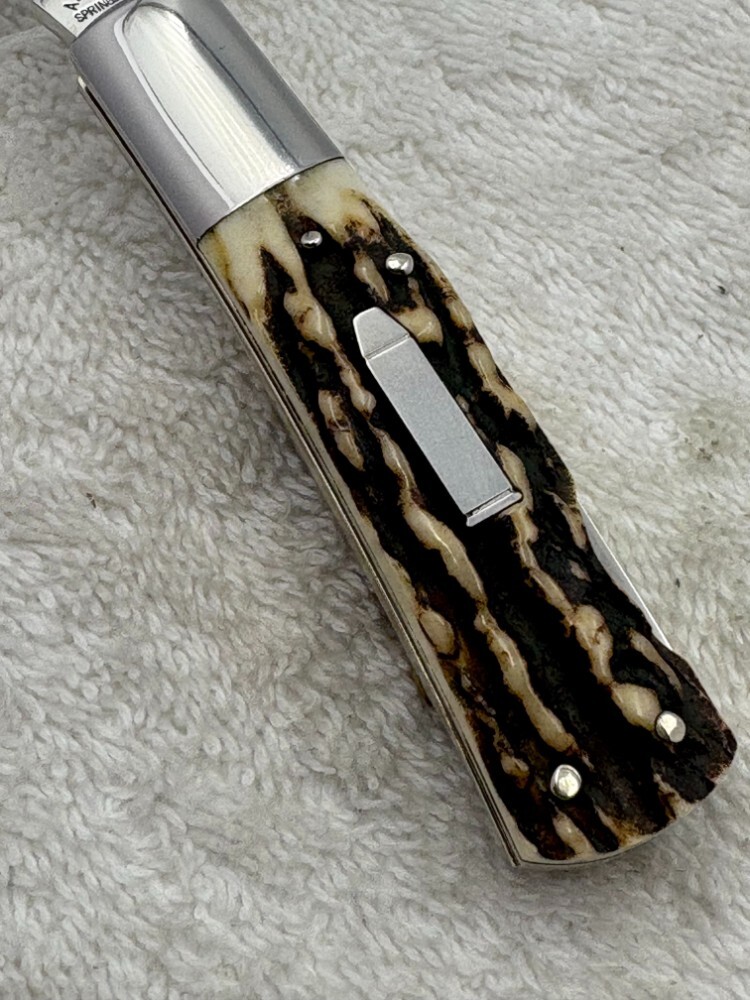 AG Russell 1 Blade Lock Back Folder Pocket Knife Made In Japan (#86)