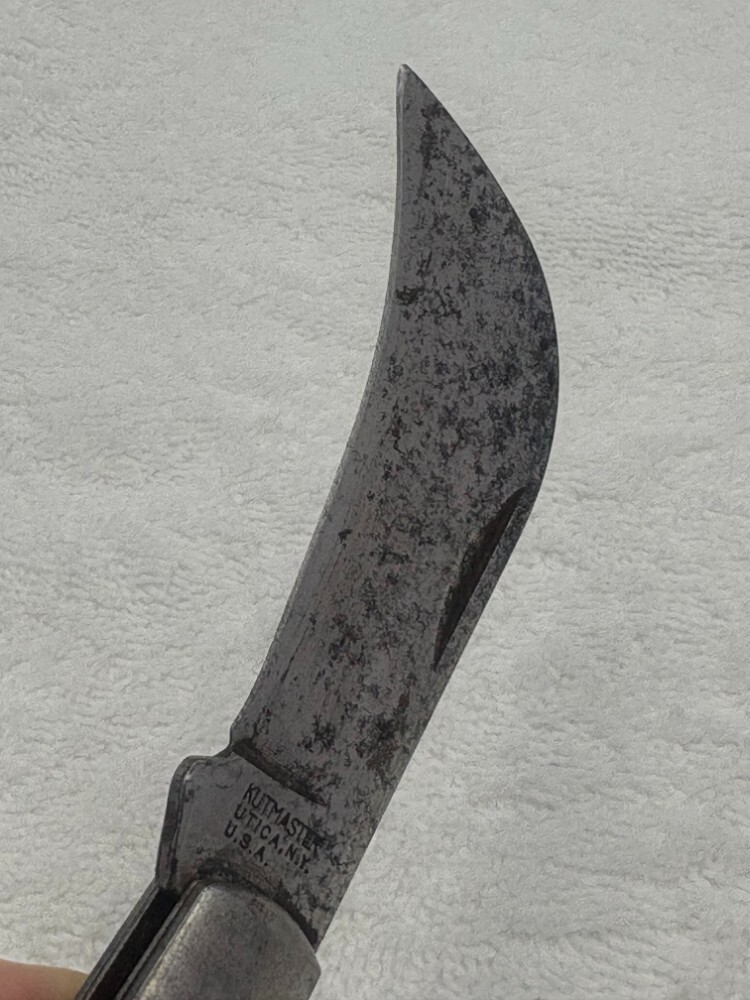 Kutmaster Vintage Hawkbill Knife Made In Utica NY USA (#98)