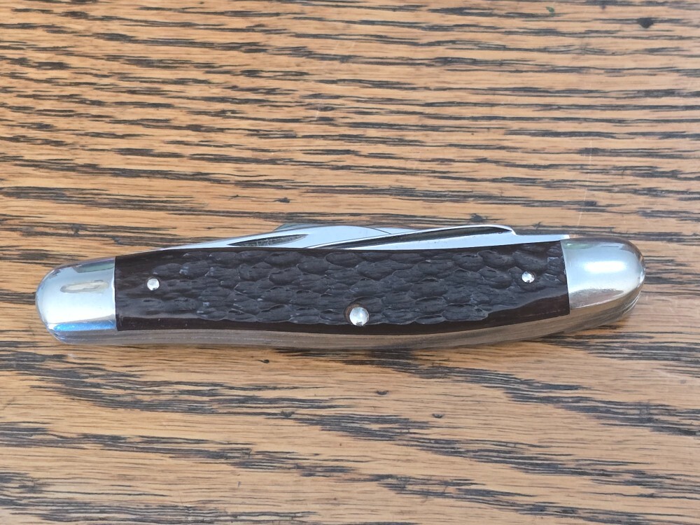 Vintage Case XX USA 64047 P 5 Dots 1975 4 Blade Stockman Knife Deep ...