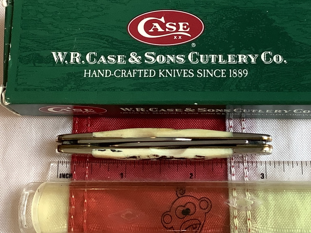 Case xx 2001 Eisenhower Knife Mdl# V06263 SSP w/ Super Vintage Bone ...