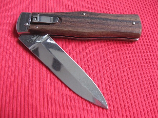 Early MIKOV Dagger Blade Switchblade Knife with Sheath