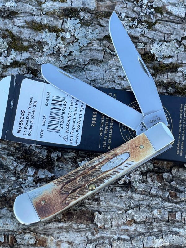 CASE XX ** 6.5 BONESTAG TRAPPER W/POCKET CLIP 2025 TRAPPER