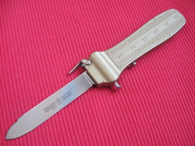 Vintage Robert KLAAS Front Opener Solingen Germany Kissing Crane OTF ...