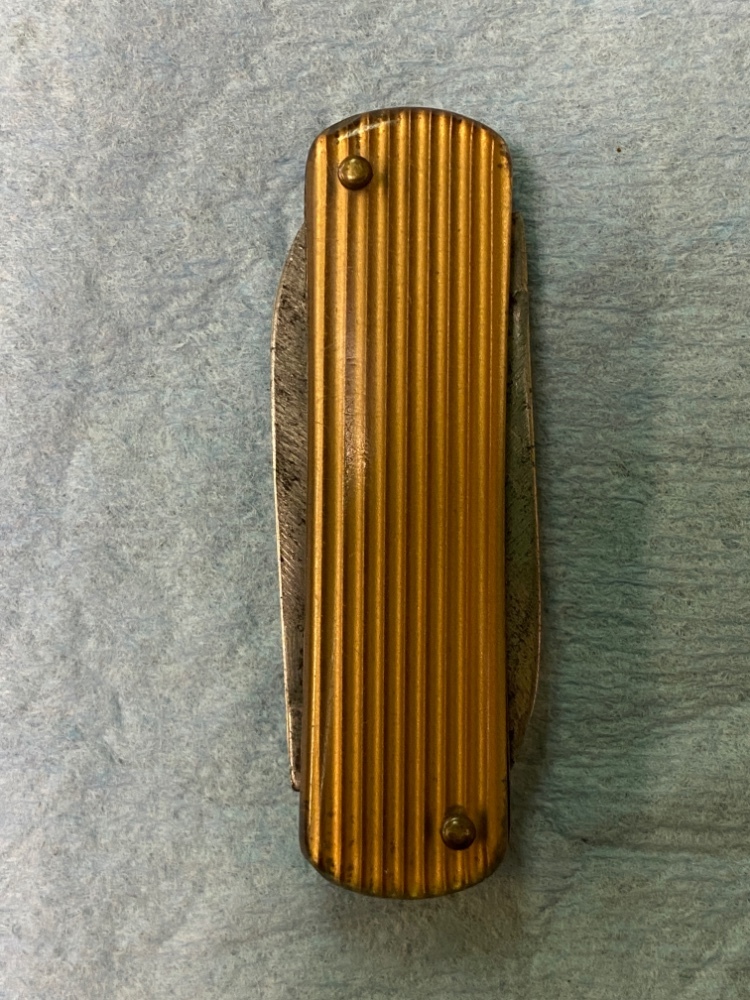 Vintage Brown & Bigelow “Remembrance Advertising” Pocket Knife – 2 ...