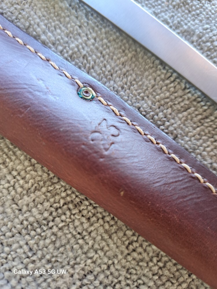 Buck Vintage 123 Fillet Knife; Leather Sheath; Excellent Condition