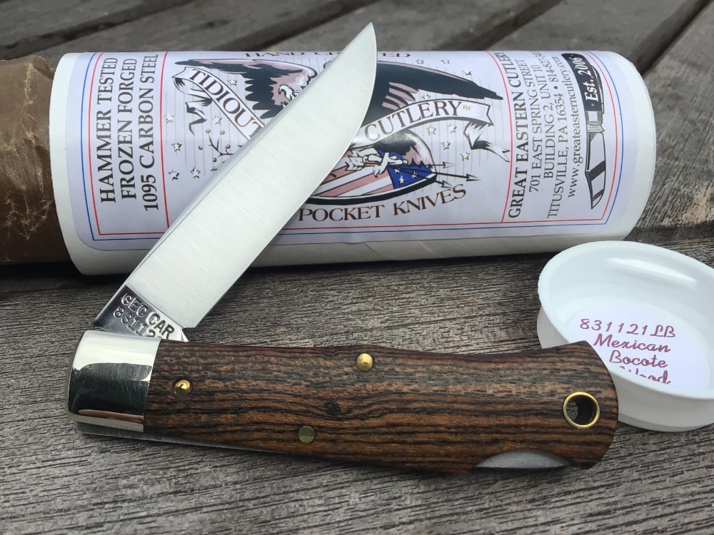 Great Eastern Cutlery 831121LB Tascosa Lockback Exotic Mexican Bocote 2021