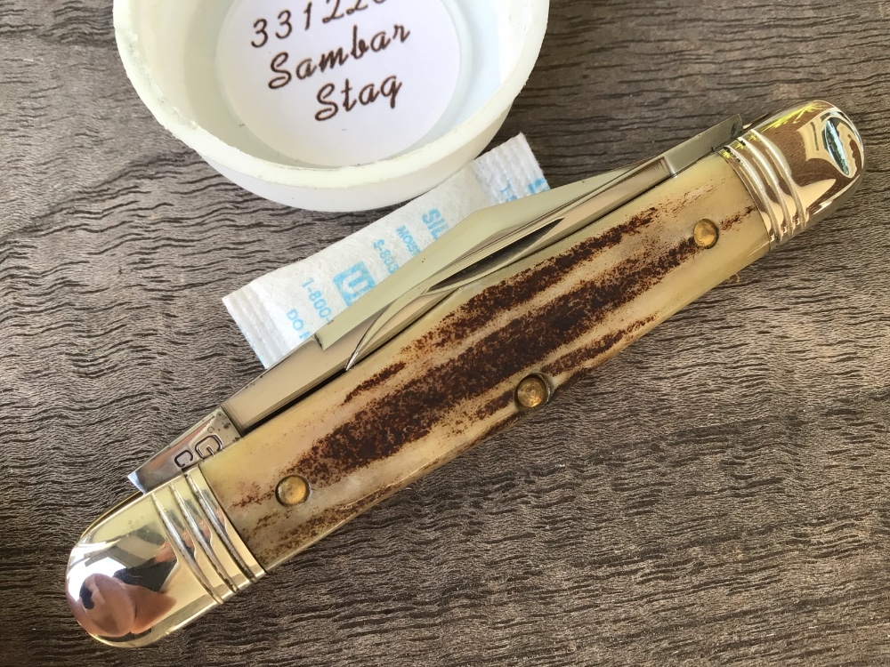 Great Eastern Cutlery 331220 Northfield Conductor Sambar Stag