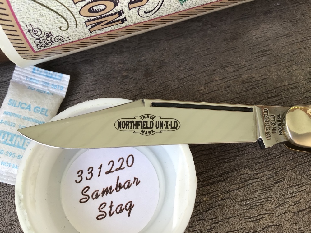 Great Eastern Cutlery 331220 Northfield Conductor Sambar Stag
