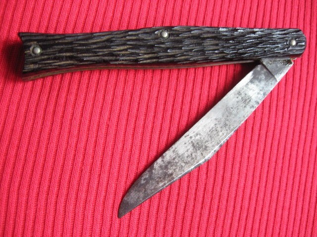 SCHRADE CUT. CO. Walden, N.Y. FishTail Switchblade Knife