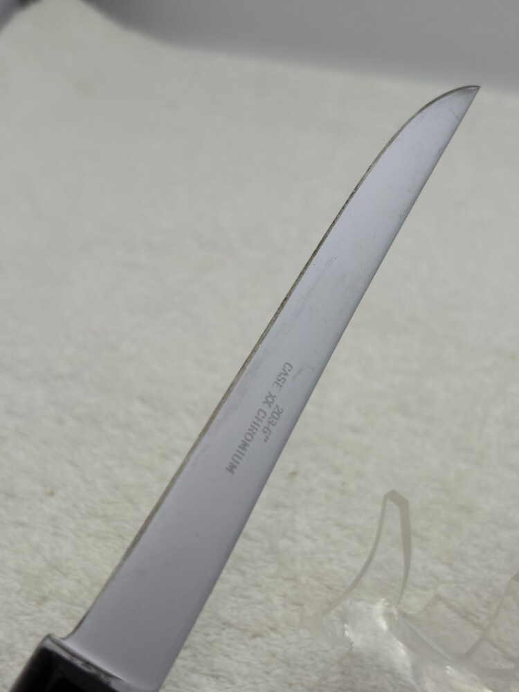 Case XX 203-6 Chromium Vintage Fillet / Boning Knife Made In USA (5)