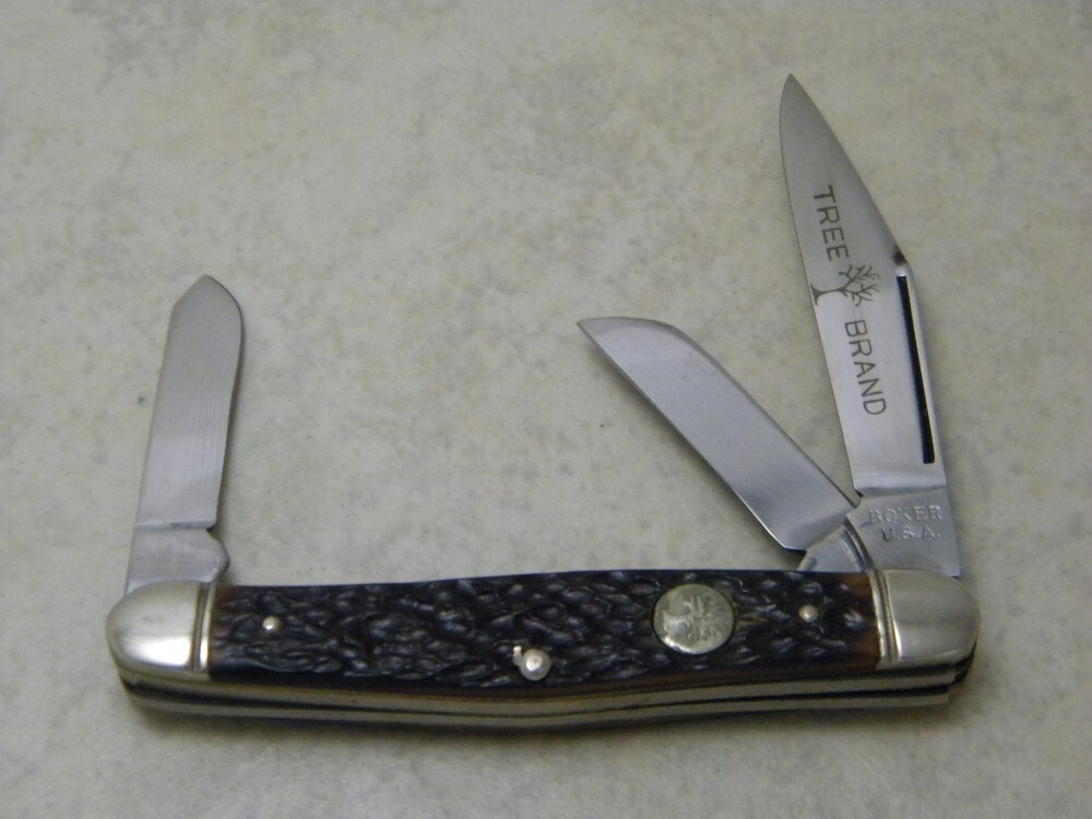 Boker Tree Brand USA 8588 Delrin Small Stockman Knife