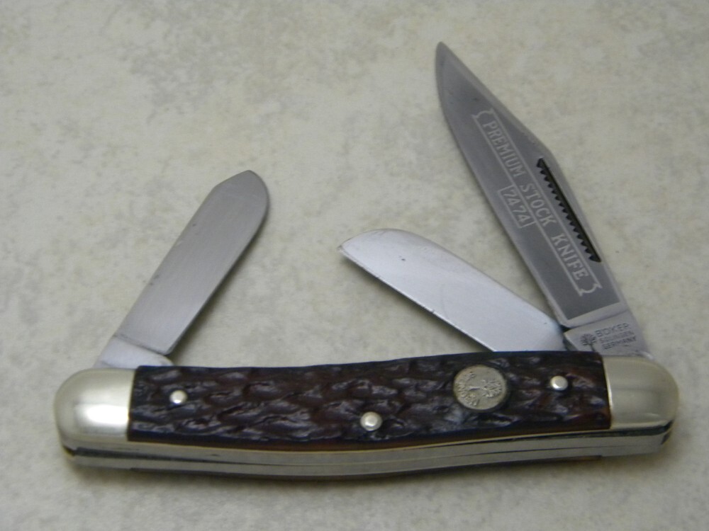 Boker Tree Brand USA 7474 Delrin Premium Stock Knife