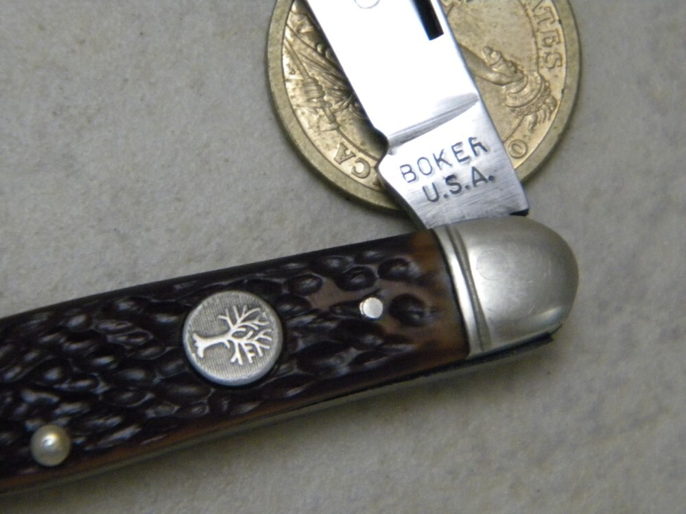 Boker Tree Brand USA 3588 Delrin 2 Blade Stockman Knife