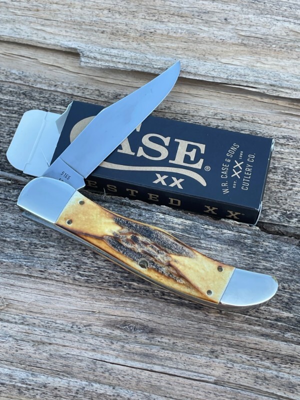 CASE XX ** 1989 CENTENNIAL STAG LARGE FOLDING HUNTER