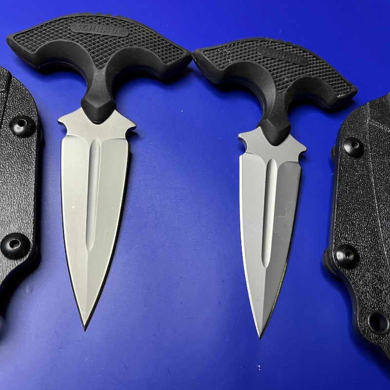 Lot of 2 Schrade Push Daggers