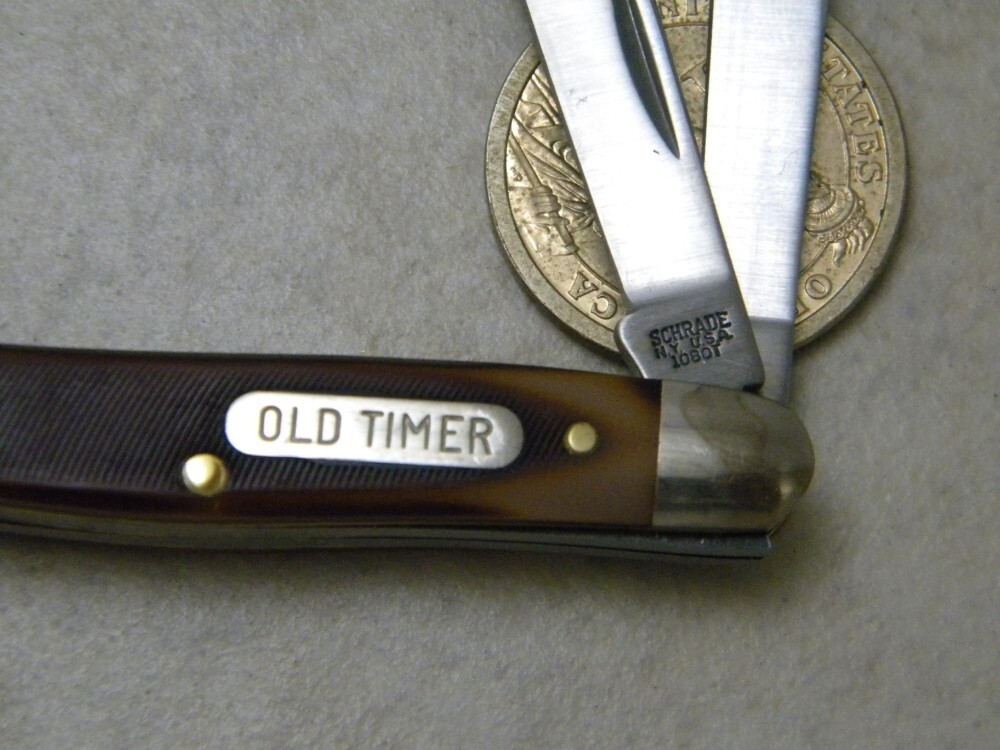 Schrade NY USA 108OT Delrin Mini Stockman Knife - NIB