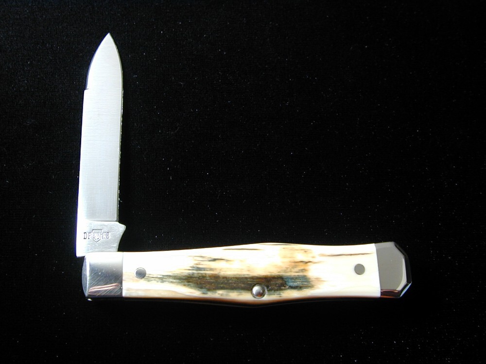 Titusville Cutlery Mammoth Bark Ivory Lexingtonian Coffin Jack Knife ...