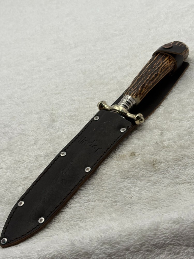 Linder Kris Blade Dagger Stag Handle Made In Solingen Germany (#2)