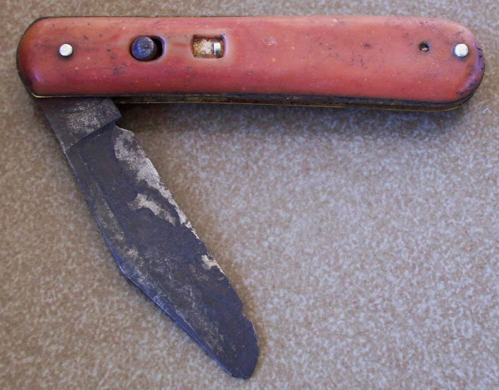 SHUR-SNAP Switchblade knife 4 1/16" for parts or repair