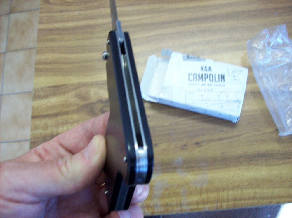 A.G.A. Campolin Rare Italian Gun Knife Black Ebonywood Circa 2019 ...