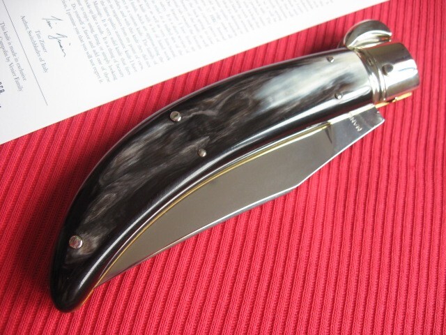 Lepre Quality Italian Unique Switchblade Knife Horn Limited Edition ...