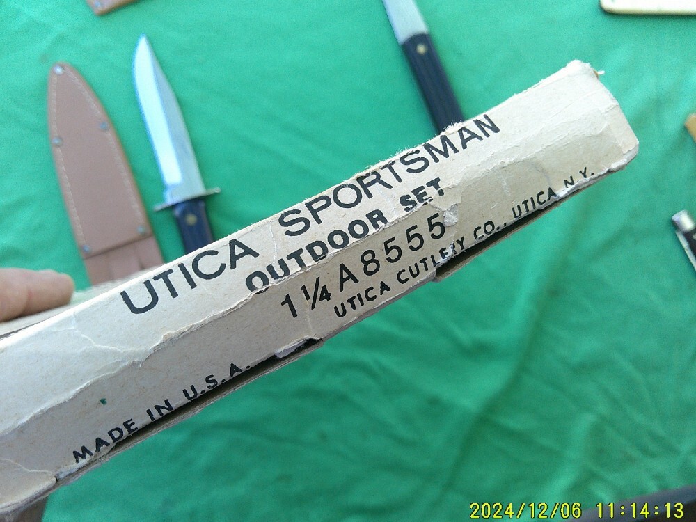 Utica Sportsman Knife Axe Combo in Box