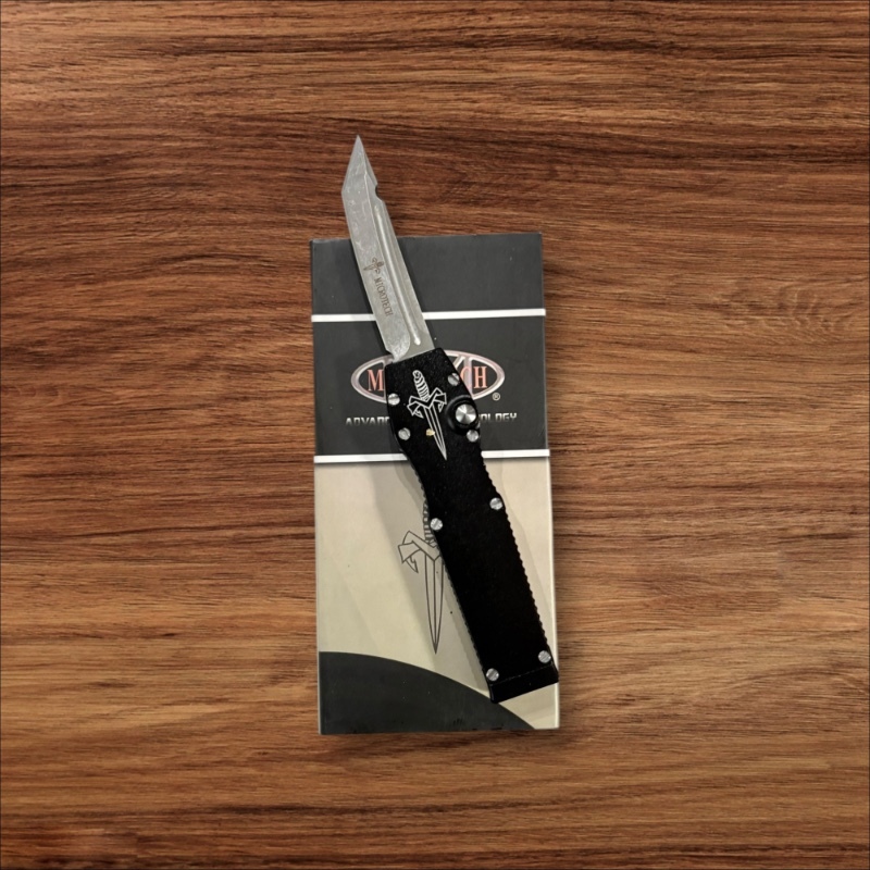 *CLONE* Microtech Mini Halo IV - (Stainless Steel Blade/Aluminum Handle)