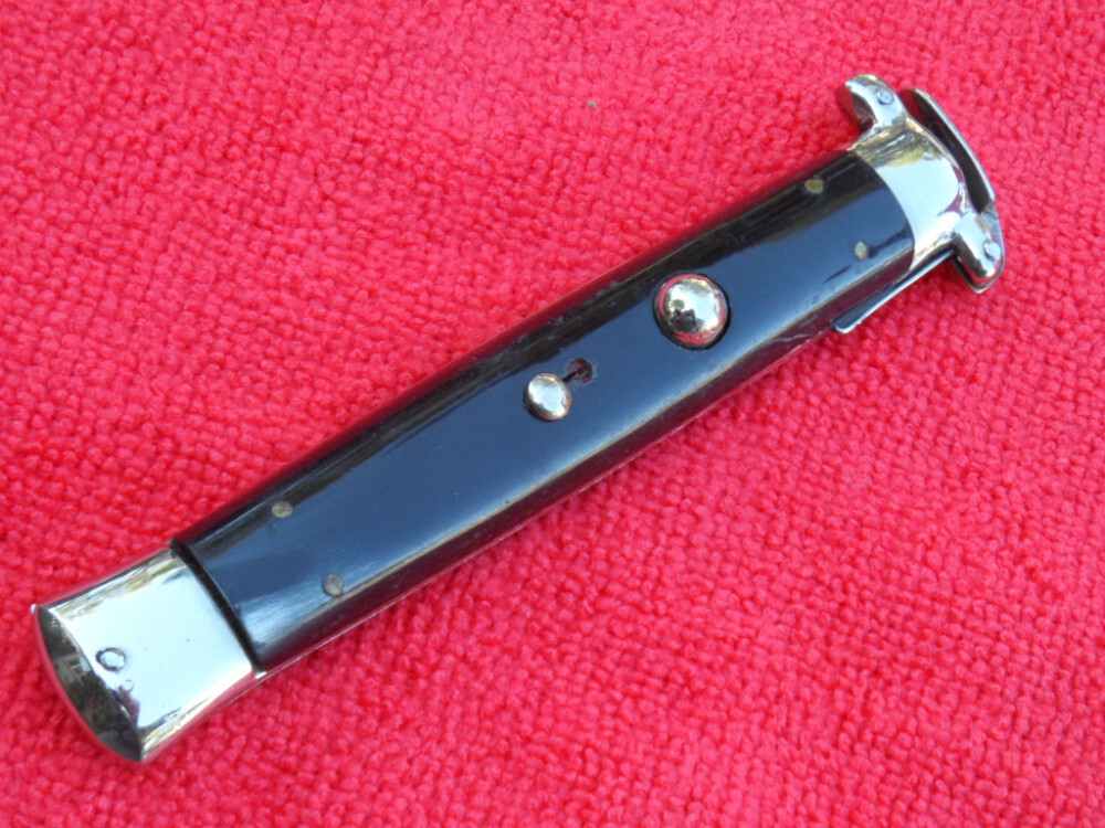 Vintage Italian Trap door OTF Automatic switchblade Brazilian horn ...