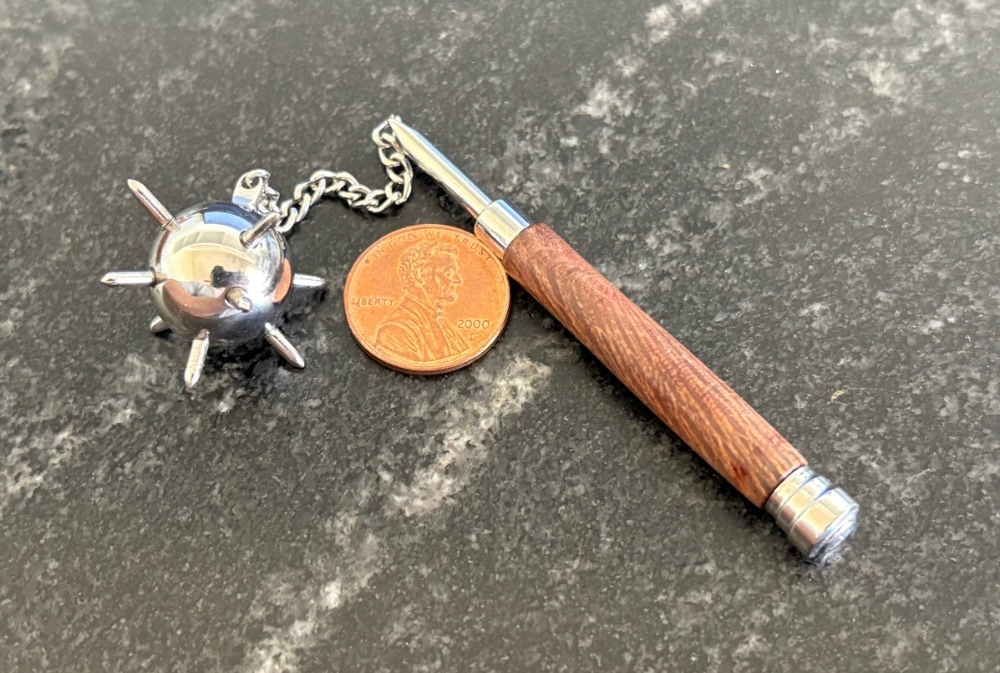 Custom Miniature Spiked Ball Mace, Unused