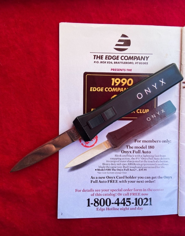 Edge company ONYX Knife