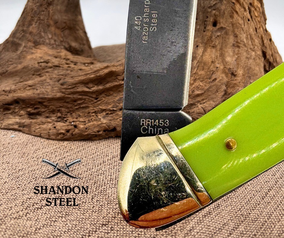 Rough Rider RR1453 Zombie Nick 2 Black Blade Canoe Folding Pocket Knife ...
