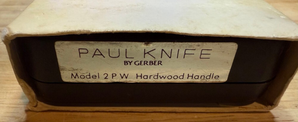 Gerber Paul Knife Model 2PW Vintage 1970s or early 1980s