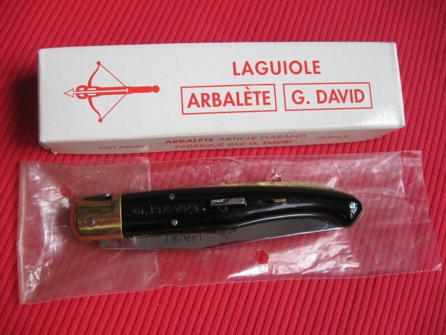 Vintage French G. David Laguiole Extra Switchblade Knife