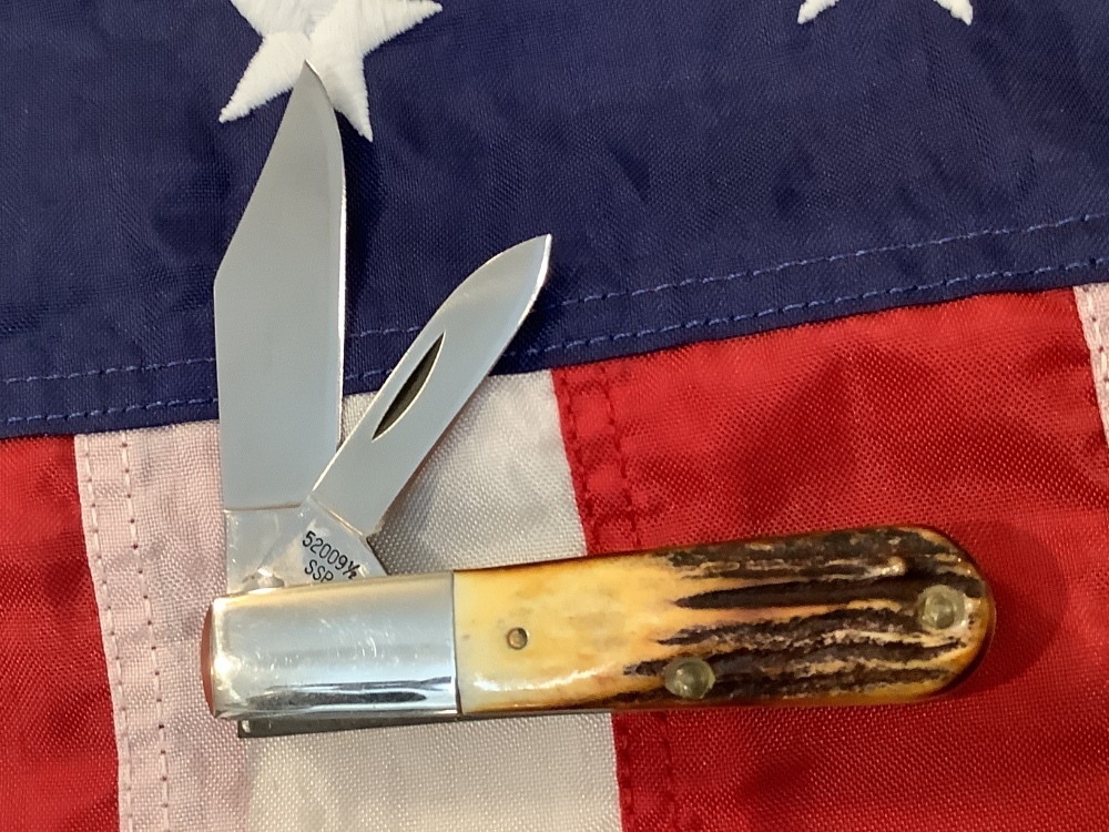 Case XX 1982, 8 Dot Barlow w/ Super Stag Handles -Mdl# 52009 SSP