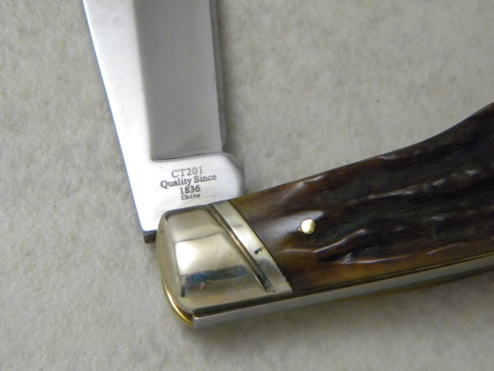 Colt CT 201 Stag Gunstock Knife New in Box
