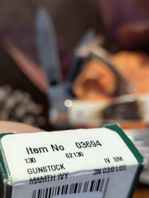 Case factory mammoth ivory large gun stock