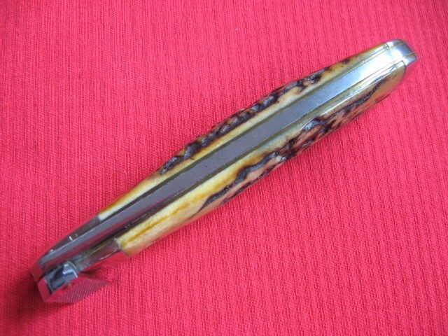 Vintage JAEGER BROS. Stag AERIAL Switchblade Knife