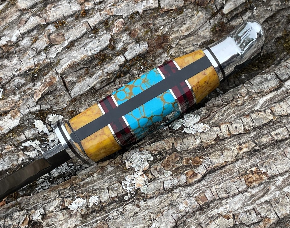 BUCK 119 ** DAVID YELLOWHORSE CUSTOM GRIZZLY TRACKS ARTIST PROOF