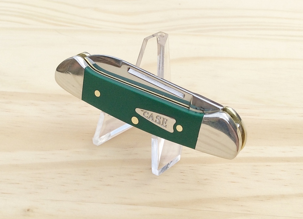 Case Baby Butterbean Pocket Knife - 64532 Smooth Spruce Green Handle - New