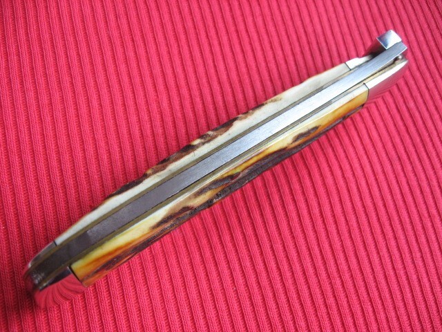 Vintage JAEGER BROS. Stag AERIAL Switchblade Knife