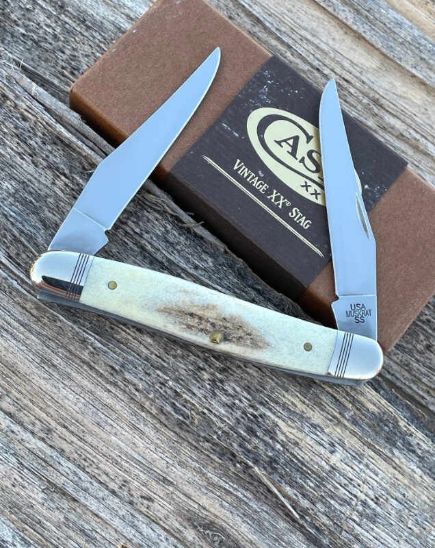 CASE XX ** 2017 VINTAGE STAG MUSKRAT