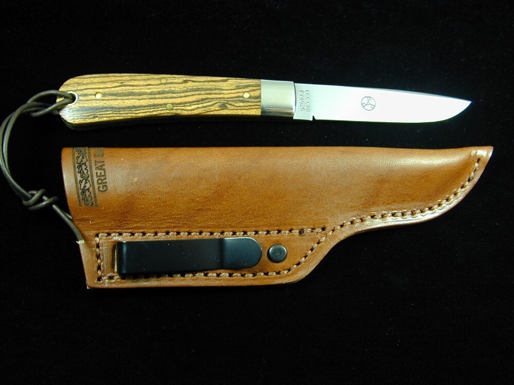 Great Eastern Cutlery GEC Smooth Bocote Wood Stingray Fixed Blade ...