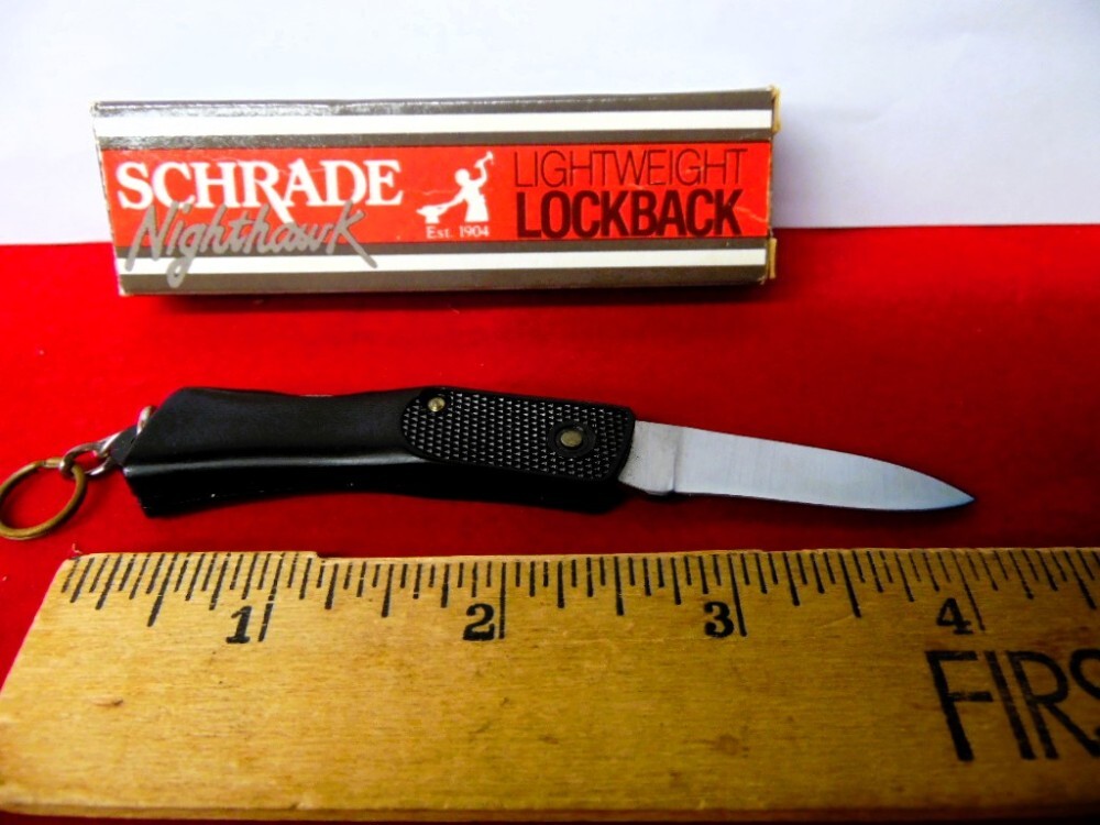 SCHRADE USA VINTAGE SP 1 LOCKBACK NICE EDGE PREOWNED SUPER NICE IN BOX