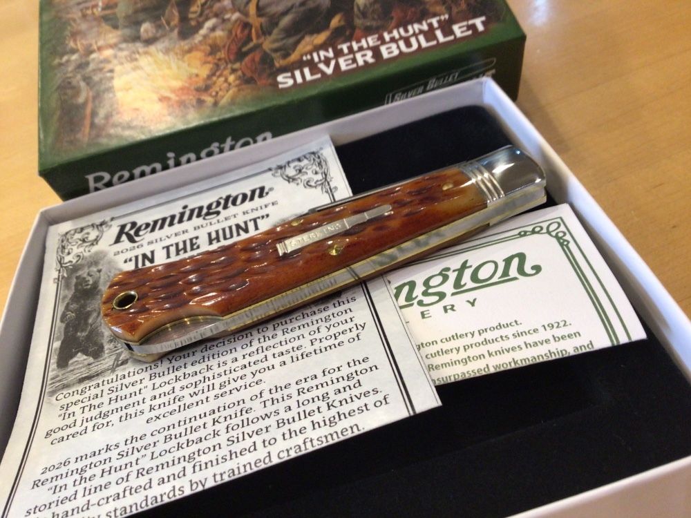 Great Eastern Cutlery R1342SB (GEC pattern 42) 2026 Remington Siver ...