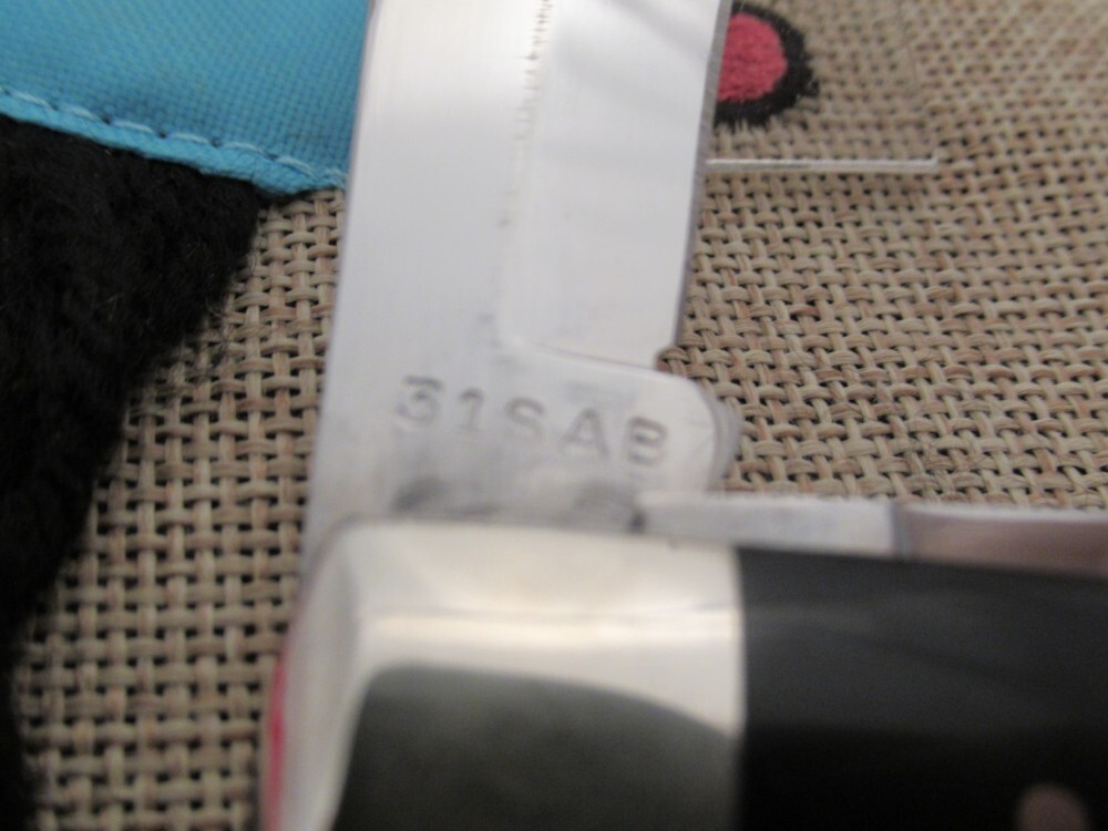 CASE XX 1976 SMOOTH BLACK JACK PATTERN #2231 SAB