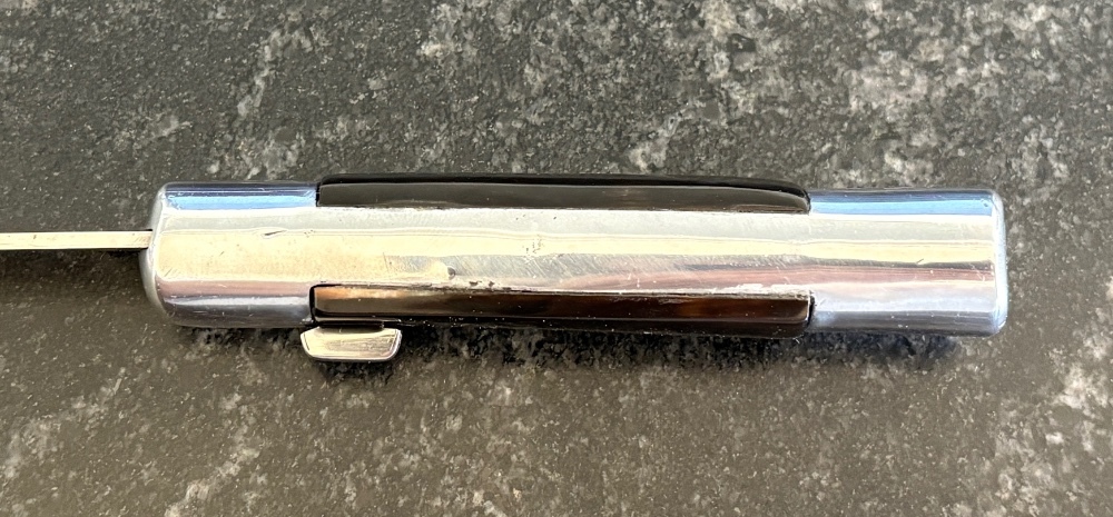 Rare Horn Scale Out The Front (OTF) Switchblade Knife, Spain