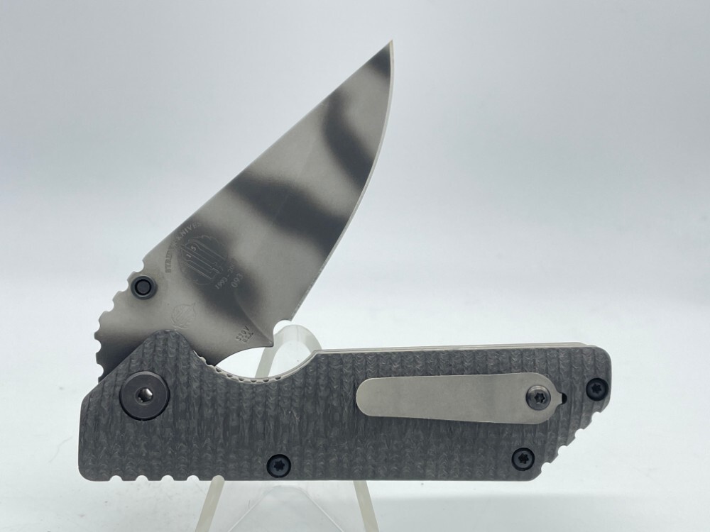 2007 STRIDER 15th Anniversary Tiger Stripe S30V Carbon Fiber AR LinerLock