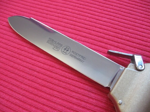 Vintage Robert KLAAS Front Opener Solingen Germany Kissing Crane OTF ...