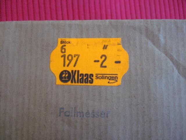 Vintage Robert KLAAS Front Opener Solingen Germany Kissing Crane OTF ...