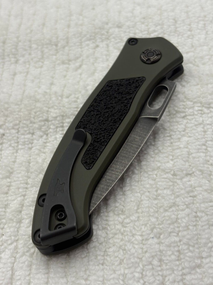 Buck Impact Push Button Auto Knife 0898GRS Sliding Safety Lock New In ...